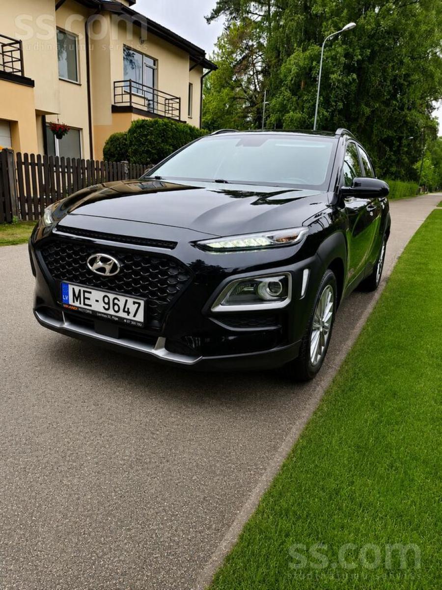 Melns Hyundai Kona 2019 Jūrmala, ar dzinēja tilpumu 1.60 L un nobraukumu 142 tūkst. km par 13500 €, foto 1 vietnē AUTOMOTO.COM.LV