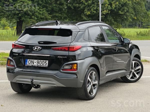 Black Hyundai Kona 2019 in Ogre, with an engine capacity of 1.00 L and mileage of 193 thousand km for 10700 €, photo 8 on AUTOMOTO.COM.LV