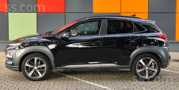 Black Hyundai Kona 2019 in Riga, with an engine capacity of 1.00 L and mileage of 193 thousand km for 10300 €, photo 6 on AUTOMOTO.COM.LV