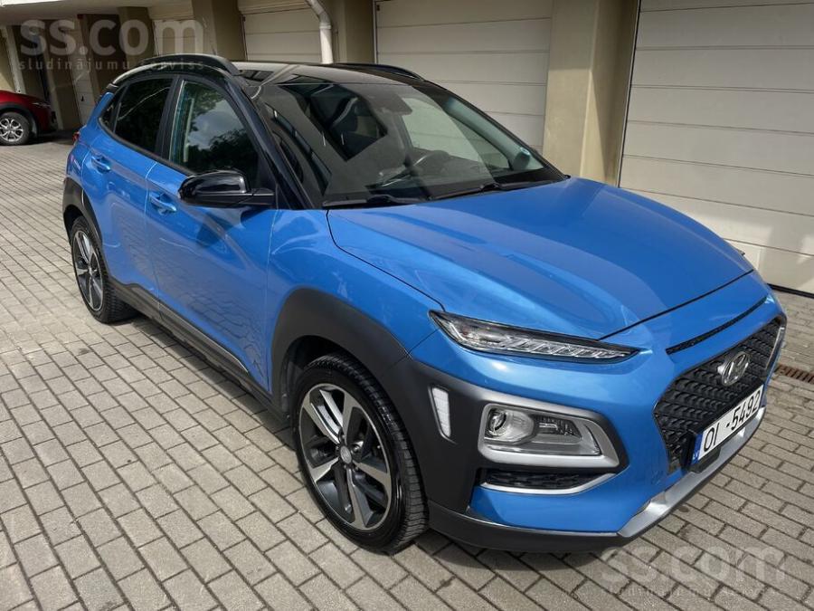 Zils Hyundai Kona 2017 Rīga, ar dzinēja tilpumu 1.00 L un nobraukumu 91 tūkst. km par 11600 €, foto 5 vietnē AUTOMOTO.COM.LV
