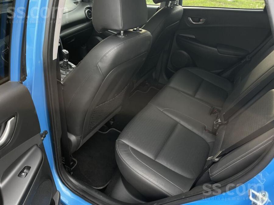 Zils Hyundai Kona 2017 Rīga, ar dzinēja tilpumu 1.00 L un nobraukumu 91 tūkst. km par 11600 €, foto 7 vietnē AUTOMOTO.COM.LV