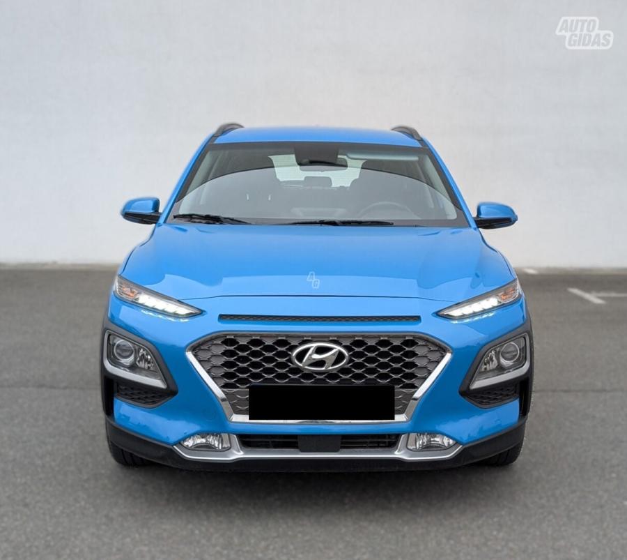 Blue Hyundai Kona 2019 in Panevezys, with an engine capacity of 1.60 L and mileage of 45 thousand km for 15300 €, photo 10 on AUTOMOTO.COM.LV