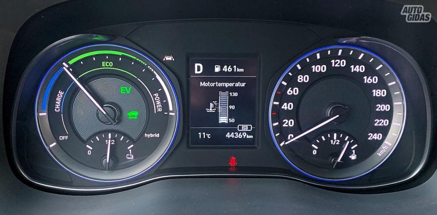 Blue Hyundai Kona 2019 in Panevezys, with an engine capacity of 1.60 L and mileage of 45 thousand km for 15300 €, photo 14 on AUTOMOTO.COM.LV