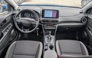 Blue Hyundai Kona 2019 in Panevezys, with an engine capacity of 1.60 L and mileage of 45 thousand km for 15300 €, photo 15 on AUTOMOTO.COM.LV