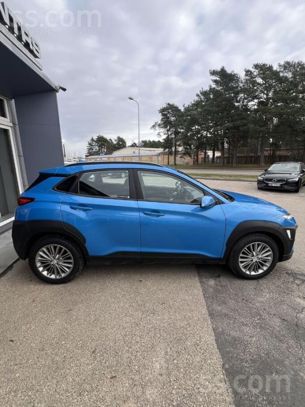 Blue Hyundai Kona 2019 in Jekabpils, with an engine capacity of 1.60 L and mileage of 67 thousand km for 14500 €, photo 7 on AUTOMOTO.COM.LV