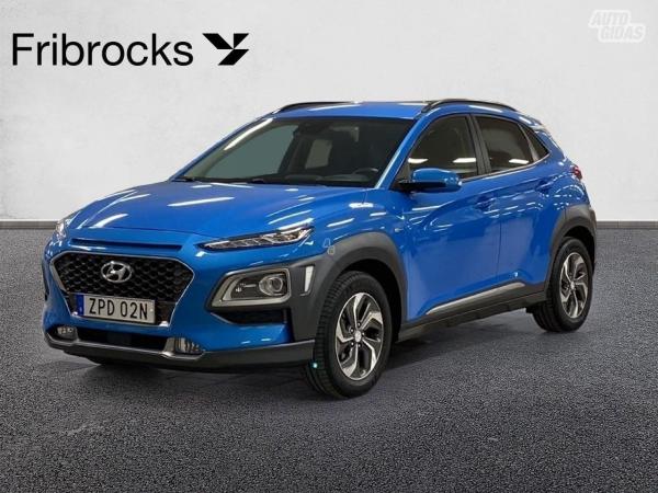 Blue Hyundai Kona 2020 in Kaunas, with an engine capacity of 0.00 L and mileage of 43 thousand km for 22418 €, photo 1 on AUTOMOTO.COM.LV