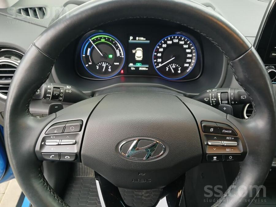 Zils Hyundai Kona 2020 Rīga, ar dzinēja tilpumu 1.60 L un nobraukumu 25 tūkst. km par 20500 €, foto 15 vietnē AUTOMOTO.COM.LV