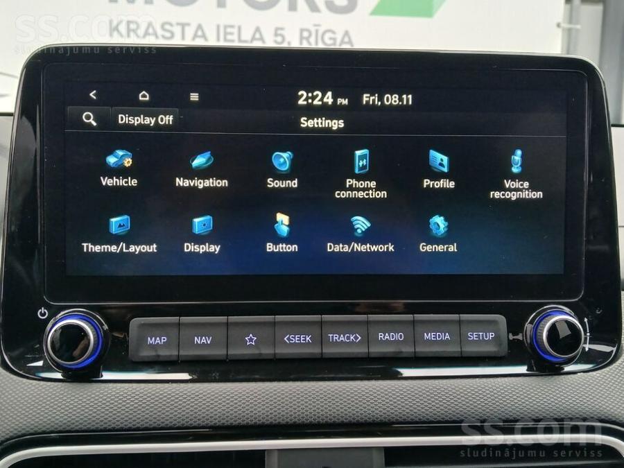 Zils Hyundai Kona 2020 Rīga, ar dzinēja tilpumu 1.60 L un nobraukumu 25 tūkst. km par 20500 €, foto 21 vietnē AUTOMOTO.COM.LV