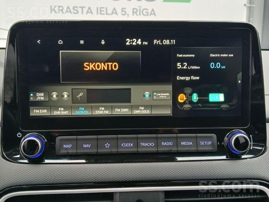Zils Hyundai Kona 2020 Rīga, ar dzinēja tilpumu 1.60 L un nobraukumu 25 tūkst. km par 20500 €, foto 22 vietnē AUTOMOTO.COM.LV