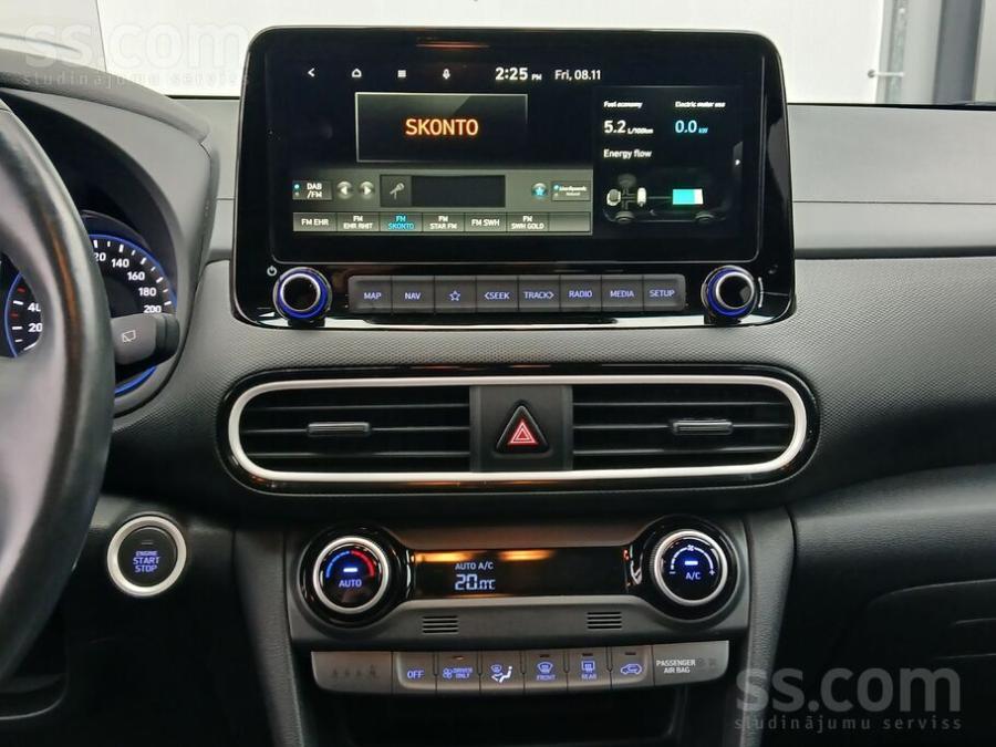 Zils Hyundai Kona 2020 Rīga, ar dzinēja tilpumu 1.60 L un nobraukumu 25 tūkst. km par 20500 €, foto 26 vietnē AUTOMOTO.COM.LV