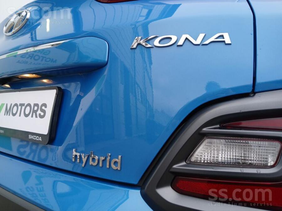 Zils Hyundai Kona 2020 Rīga, ar dzinēja tilpumu 1.60 L un nobraukumu 25 tūkst. km par 20500 €, foto 34 vietnē AUTOMOTO.COM.LV