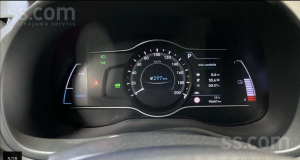 Blue Hyundai Kona 2020 in Riga, with an engine capacity of 0.00 L and mileage of 90 thousand km for 20990 €, photo 10 on AUTOMOTO.COM.LV