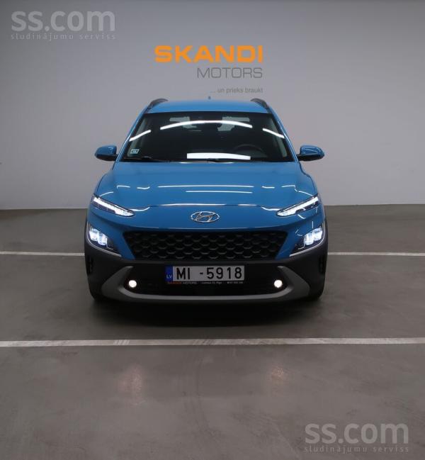 Zils Hyundai Kona 2021 Rīga, ar dzinēja tilpumu 1.00 L un nobraukumu 58 tūkst. km par 18350 €, foto 2 vietnē AUTOMOTO.COM.LV
