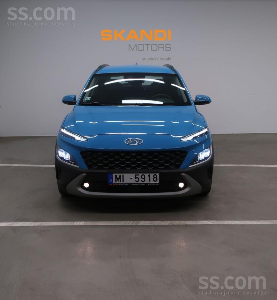 Zils Hyundai Kona 2021 Rīga, ar dzinēja tilpumu 1.00 L un nobraukumu 58 tūkst. km par 18350 €, foto 2 vietnē AUTOMOTO.COM.LV