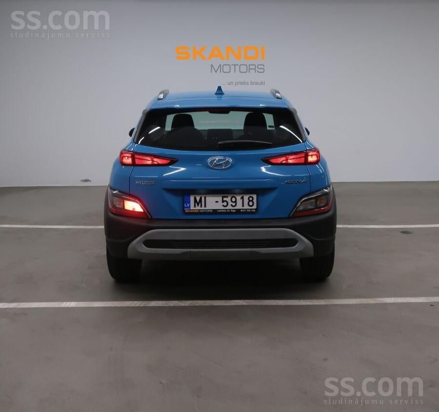 Zils Hyundai Kona 2021 Rīga, ar dzinēja tilpumu 1.00 L un nobraukumu 58 tūkst. km par 18350 €, foto 5 vietnē AUTOMOTO.COM.LV
