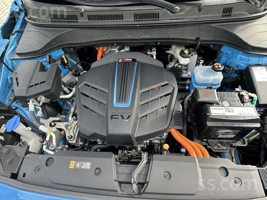 Blue Hyundai Kona 2021 in Riga, with an engine capacity of 0.00 L and mileage of 34 thousand km for 17800 €, photo 21 on AUTOMOTO.COM.LV