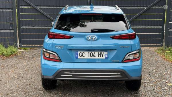 Blue Hyundai Kona 2021 in Jonava, with an engine capacity of 0.00 L and mileage of 76 thousand km for 9650 €, photo 11 on AUTOMOTO.COM.LV
