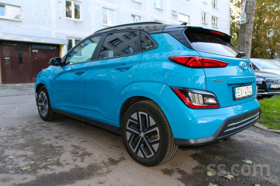 Zils Hyundai Kona 2022 Rīga, ar dzinēja tilpumu 0.00 L un nobraukumu 52 tūkst. km par 22500 €, foto 6 vietnē AUTOMOTO.COM.LV