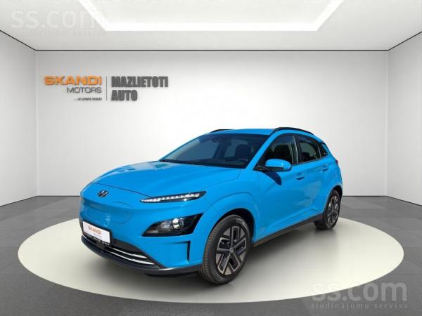 Синий Хендай Кона 2023 в Рига, объемом двигателя 0.00 л и пробегом 16 тыс. км за 20990 €, фото 1 на AUTOMOTO.COM.LV