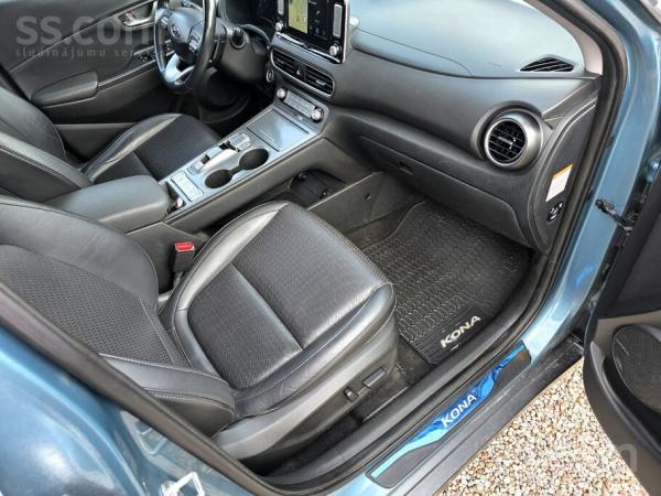 Blue Hyundai Kona 2019 in Riga, with an engine capacity of 1.00 L and mileage of 137 thousand km for 16900 €, photo 8 on AUTOMOTO.COM.LV