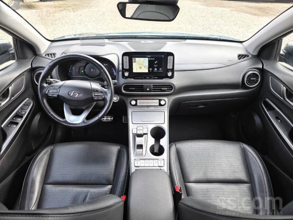 Blue Hyundai Kona 2019 in Riga, with an engine capacity of 1.00 L and mileage of 137 thousand km for 16900 €, photo 9 on AUTOMOTO.COM.LV