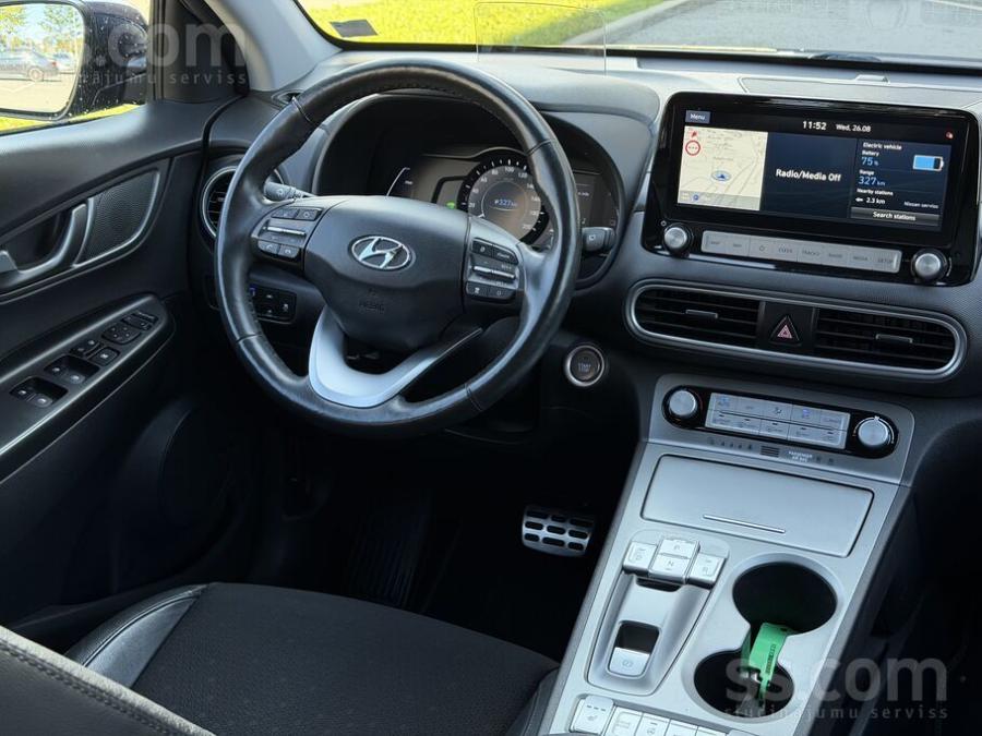 Blue Hyundai Kona 2020 in Riga, with an engine capacity of 1.60 L and mileage of 134 thousand km for 19980 €, photo 12 on AUTOMOTO.COM.LV