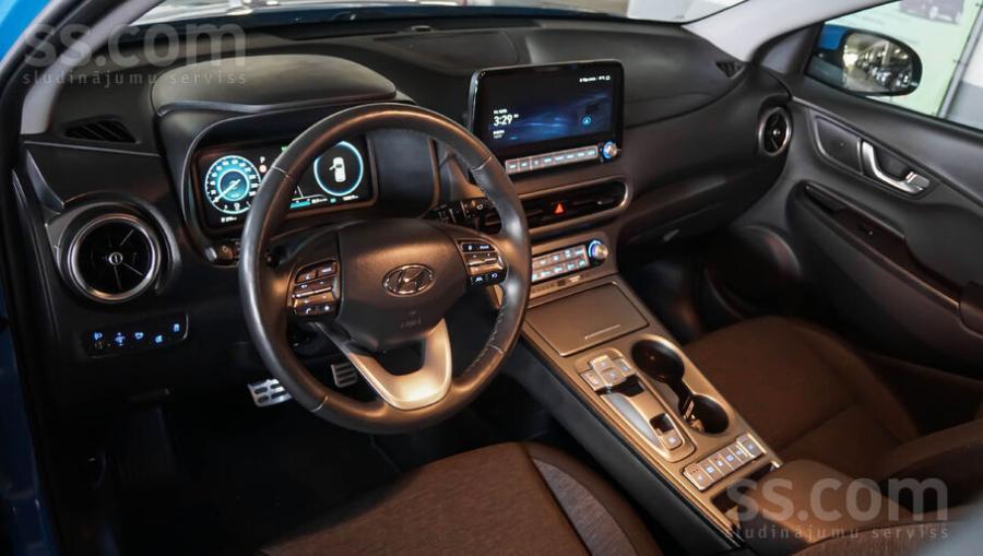 Zils Hyundai Kona 2021 Rīga, ar dzinēja tilpumu 0.00 L un nobraukumu 129 tūkst. km par 21950 €, foto 14 vietnē AUTOMOTO.COM.LV