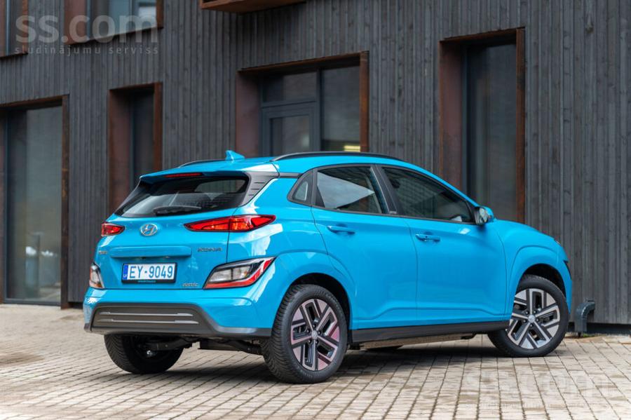 Zils Hyundai Kona 2021 Rīga, ar dzinēja tilpumu 0.00 L un nobraukumu 45 tūkst. km par 19500 €, foto 5 vietnē AUTOMOTO.COM.LV