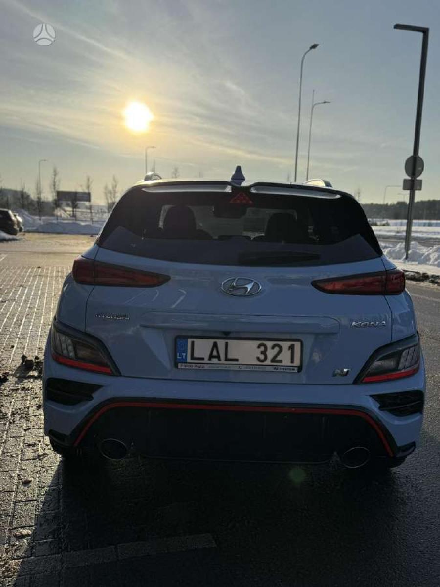 Blue Hyundai Kona 2022 in Vilnius, with an engine capacity of 2.00 L and mileage of 52 thousand km for 32100 €, photo 5 on AUTOMOTO.COM.LV