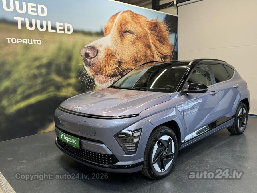 Zils Hyundai Kona 2023 Tallina, ar dzinēja tilpumu 0.00 L un nobraukumu 20 tūkst. km par 44900 €, foto 1 vietnē AUTOMOTO.COM.LV