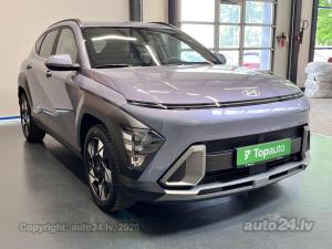 Blue Hyundai Kona 2024 in Tallinn, with an engine capacity of 1.60 L and mileage of 11 thousand km for 29900 €, photo 2 on AUTOMOTO.COM.LV