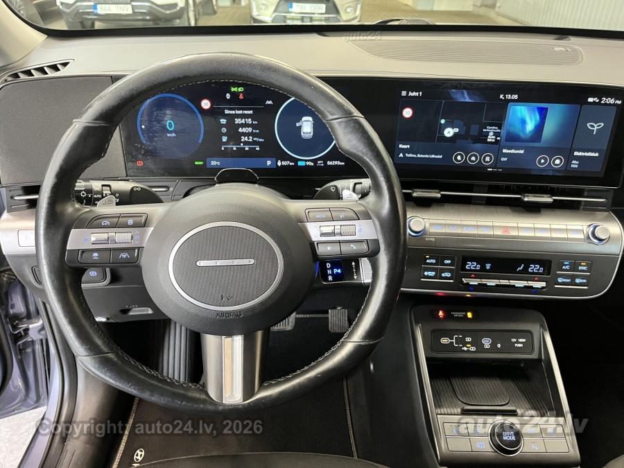 Zils Hyundai Kona 2024 Tallina, ar dzinēja tilpumu 0.00 L un nobraukumu 56 tūkst. km par 35900 €, foto 12 vietnē AUTOMOTO.COM.LV