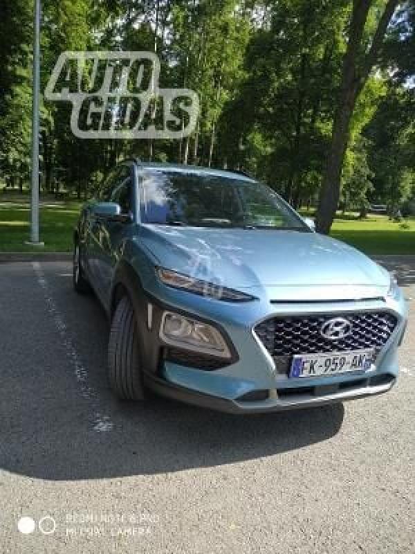 Hyundai Kona 2019 Marijampole, ar dzinēja tilpumu 1.00 L un nobraukumu 68 tūkst. km par 9500 €, foto  vietnē AUTOMOTO.COM.LV