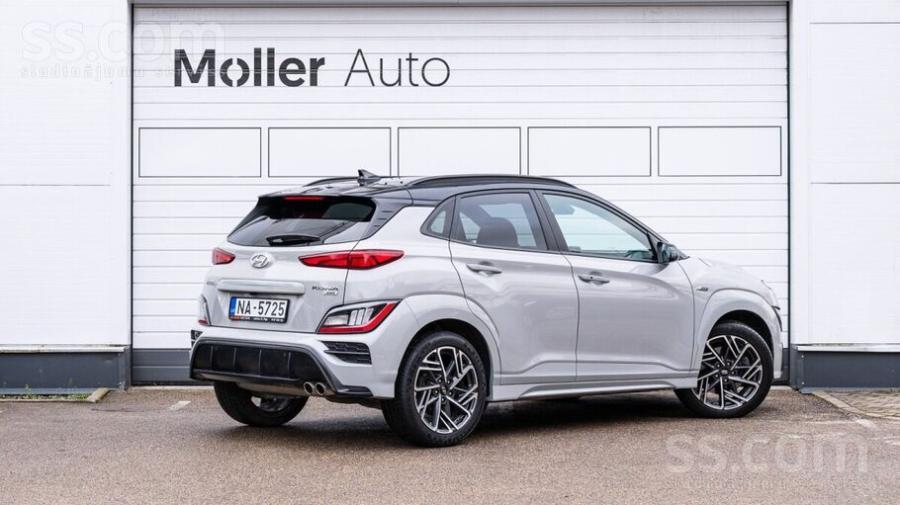 Hyundai Kona 2021 in Riga, with an engine capacity of 1.60 L and mileage of 66 thousand km for 20950 €, photo 4 on AUTOMOTO.COM.LV