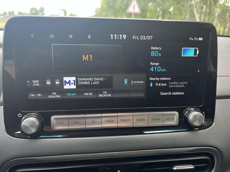 Hyundai Kona 2021 in Druskininkai, with an engine capacity of 0.00 L and mileage of 122 thousand km for 26983 €, photo 16 on AUTOMOTO.COM.LV