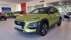 Green Hyundai Kona 2019 in Kaunas, with an engine capacity of 1.59 L and mileage of 108 thousand km for 14300 €, photo  on AUTOMOTO.COM.LV
