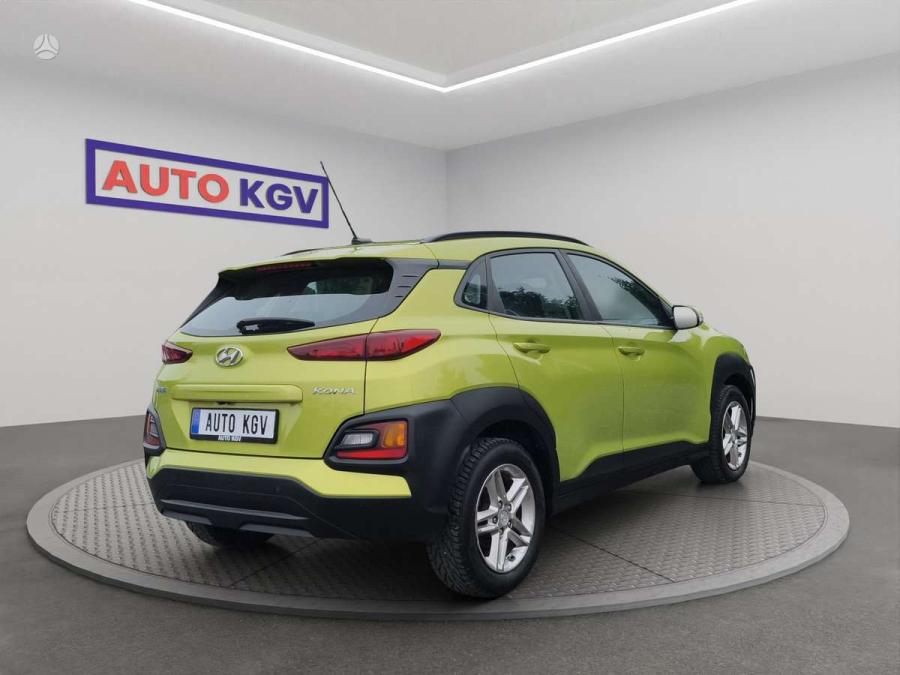 Green Hyundai Kona 2019 in Vilnius, with an engine capacity of 1.00 L and mileage of 80 thousand km for 9999 €, photo 6 on AUTOMOTO.COM.LV