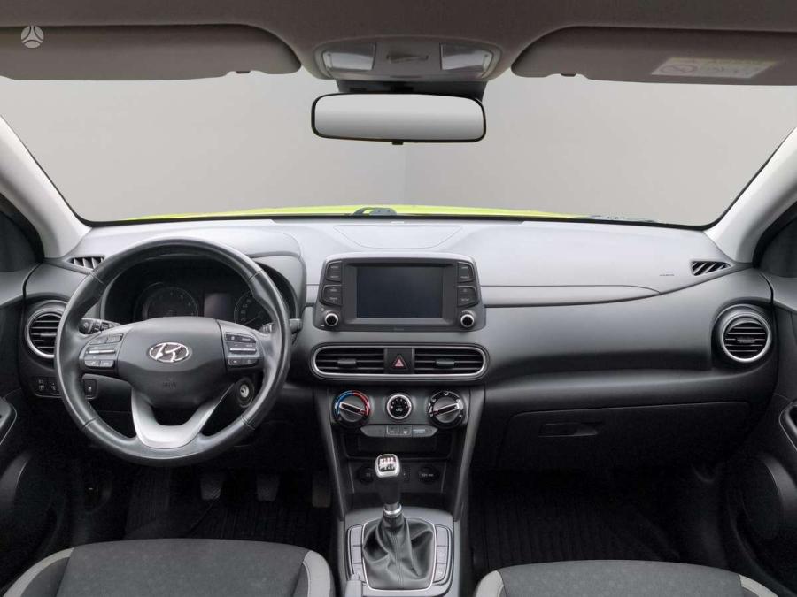 Green Hyundai Kona 2019 in Vilnius, with an engine capacity of 1.00 L and mileage of 80 thousand km for 9999 €, photo 13 on AUTOMOTO.COM.LV