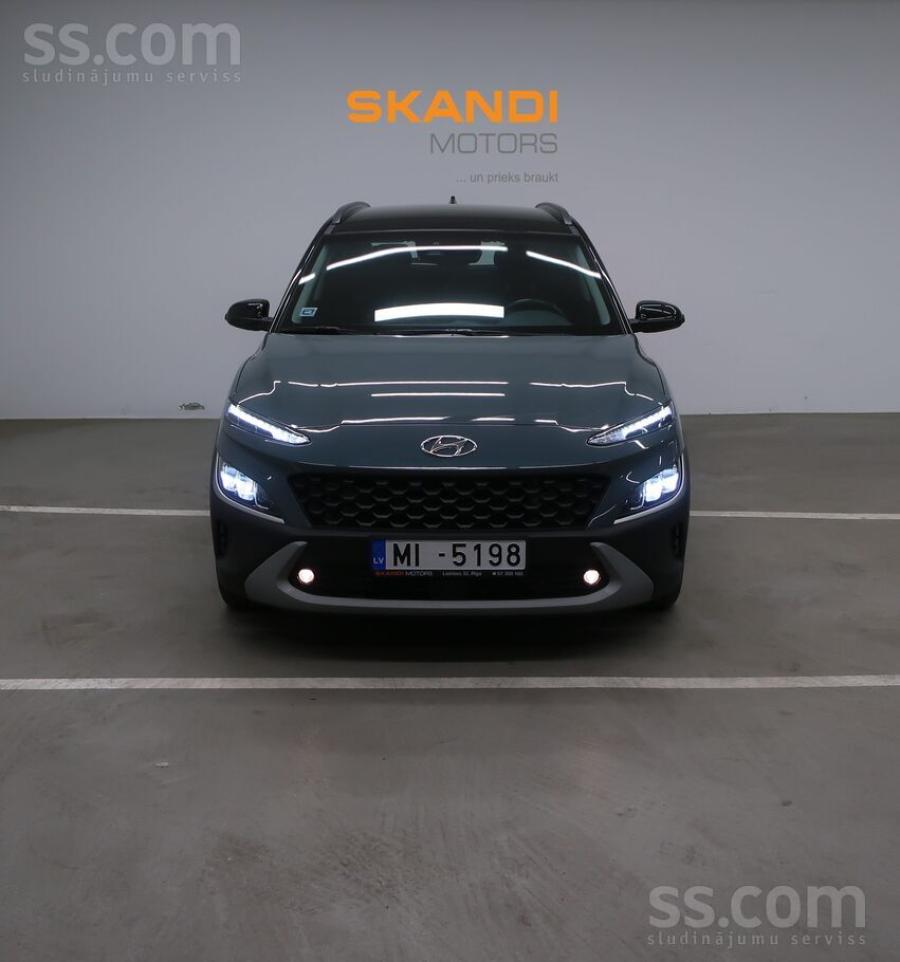 Zaļš Hyundai Kona 2021 Rīga, ar dzinēja tilpumu 1.00 L un nobraukumu 84 tūkst. km par 13690 €, foto 2 vietnē AUTOMOTO.COM.LV