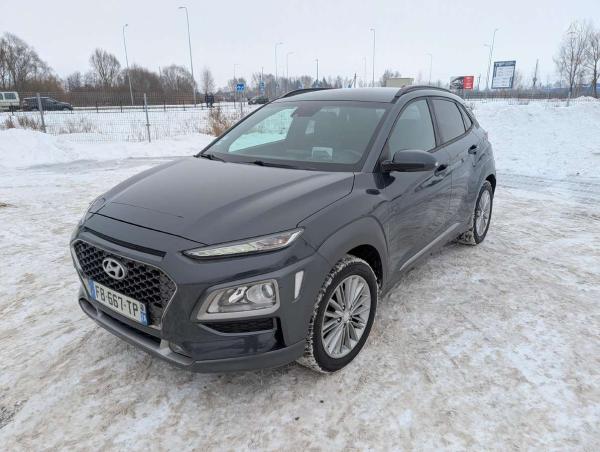 Grey Hyundai Kona 2018 in Taurage, with an engine capacity of 1.60 L and mileage of 113 thousand km for 11200 €, photo 1 on AUTOMOTO.COM.LV