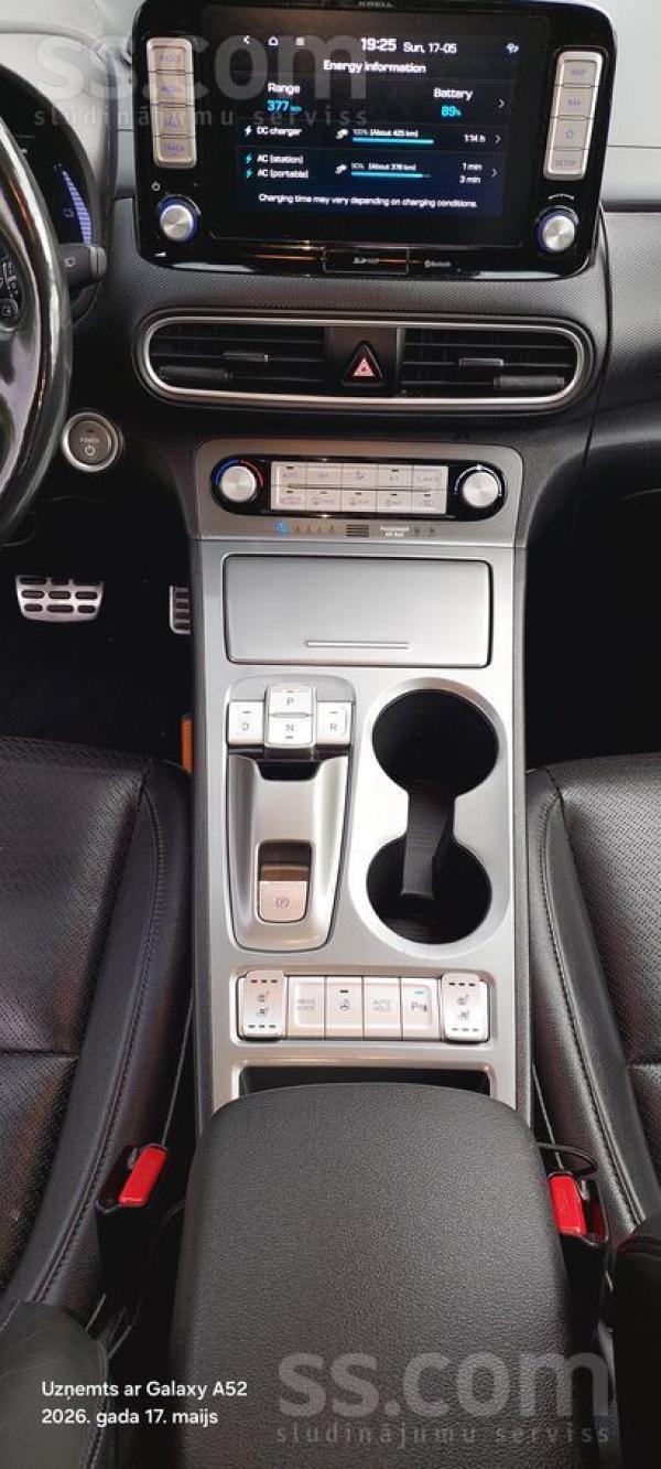 Pelēks Hyundai Kona 2019 Rīga, ar dzinēja tilpumu 0.00 L un nobraukumu 236 tūkst. km par 16000 €, foto 8 vietnē AUTOMOTO.COM.LV