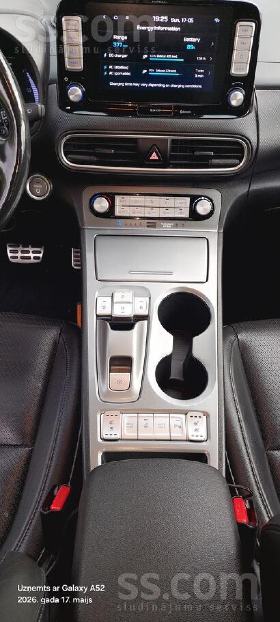 Pelēks Hyundai Kona 2019 Rīga, ar dzinēja tilpumu 0.00 L un nobraukumu 236 tūkst. km par 16000 €, foto 9 vietnē AUTOMOTO.COM.LV