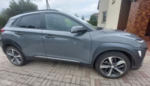 Grey Hyundai Kona 2019 in Vilnius, with an engine capacity of 1.60 L and mileage of 84 thousand km for 13500 €, photo  on AUTOMOTO.COM.LV