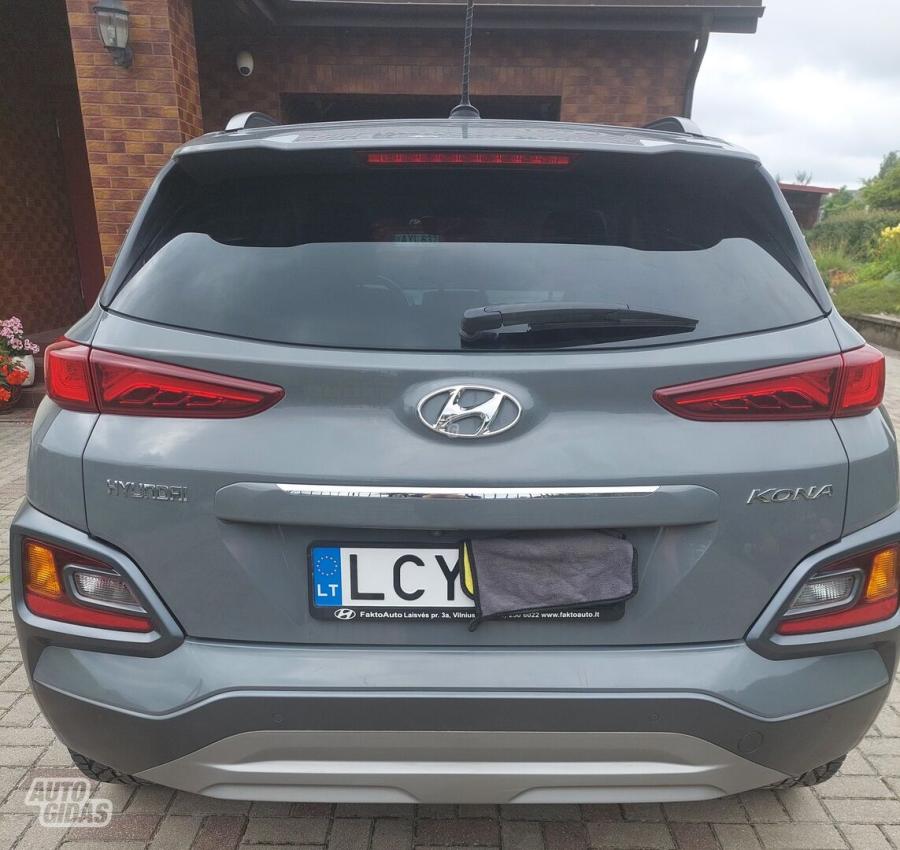 Grey Hyundai Kona 2019 in Vilnius, with an engine capacity of 1.60 L and mileage of 84 thousand km for 13500 €, photo 5 on AUTOMOTO.COM.LV