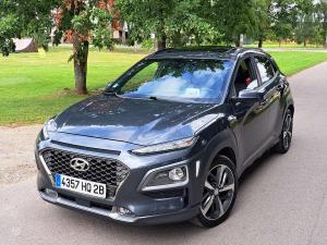 Grey Hyundai Kona 2019 in Taurage, with an engine capacity of 1.60 L and mileage of 193 thousand km for 11499 €, photo  on AUTOMOTO.COM.LV
