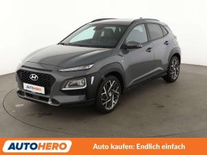 Grey Hyundai Kona 2020 in Kaunas, with an engine capacity of 1.60 L and mileage of 13 thousand km for 22112 €, photo  on AUTOMOTO.COM.LV