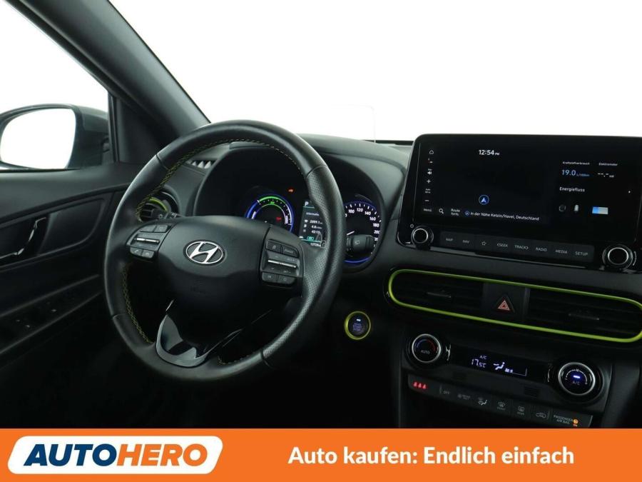 Grey Hyundai Kona 2020 in Kaunas, with an engine capacity of 1.60 L and mileage of 13 thousand km for 22112 €, photo 13 on AUTOMOTO.COM.LV