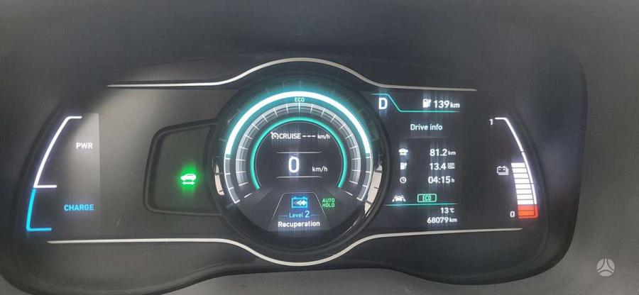 Grey Hyundai Kona 2020 in Siauliai, with an engine capacity of 0.00 L and mileage of 73 thousand km for 13600 €, photo 16 on AUTOMOTO.COM.LV