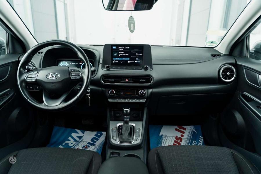 Pelēks Hyundai Kona 2021 Viļņa, ar dzinēja tilpumu 1.58 L un nobraukumu 84 tūkst. km par 15900 €, foto 17 vietnē AUTOMOTO.COM.LV