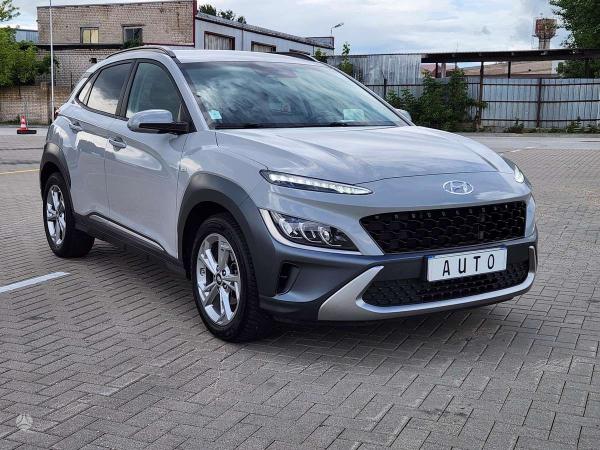 Grey Hyundai Kona 2021 in Taurage, with an engine capacity of 1.60 L and mileage of 89 thousand km for 13200 €, photo 10 on AUTOMOTO.COM.LV